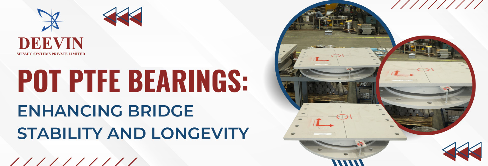 POT PTFE Bearings: Enhancing Bridge Stability and Longevity - Deevinss